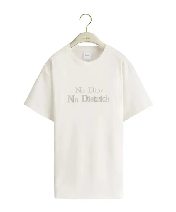Dior No No Dietrich' T-shirt - White