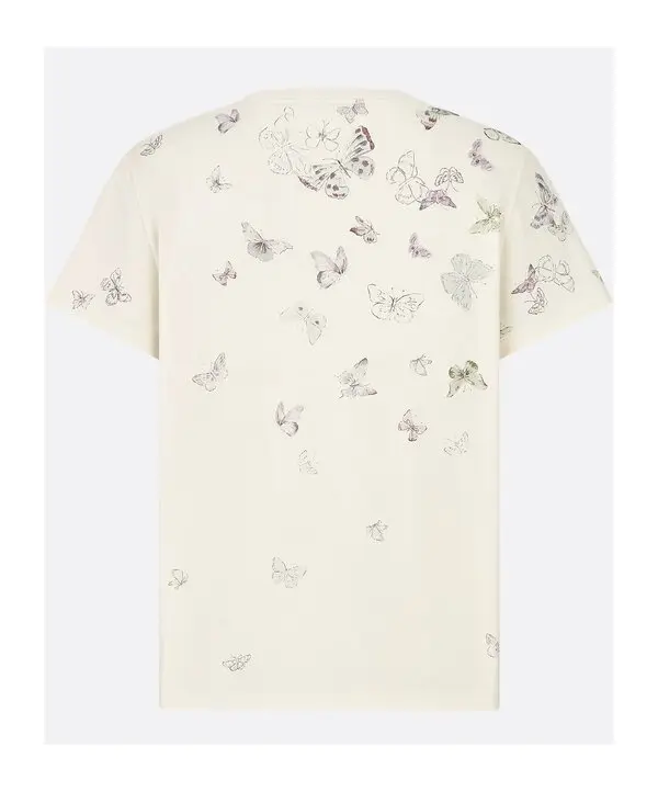 Dior Embroidered Butterfly T-shirt