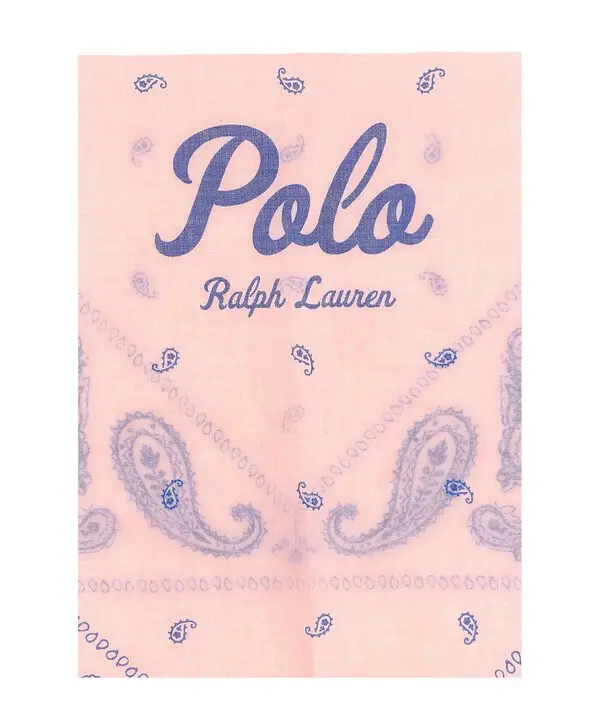 Polo Ralph Lauren Paisley Logo Print Scarf