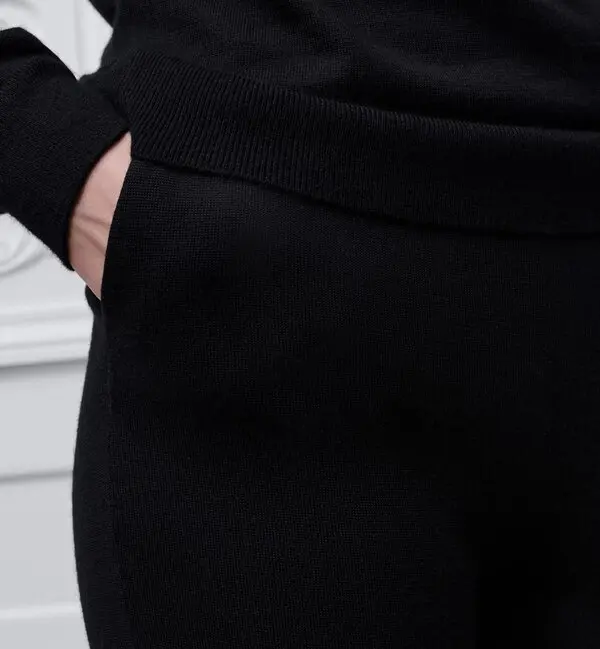 Dior Fitted Pants With Elastic Waistband And Ribbed Ankle Cuffs