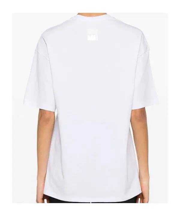 SEMICOUTURE V-neck Short-sleeved T-shirt