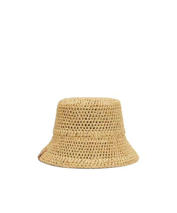 Max Mara Braided Bucket Hat - Beige
