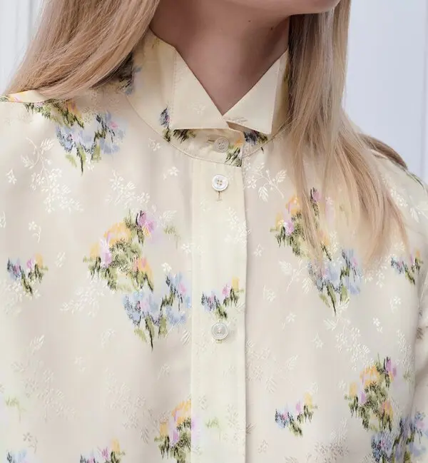 Dior Mid-length Shirtdress With Floral Motif