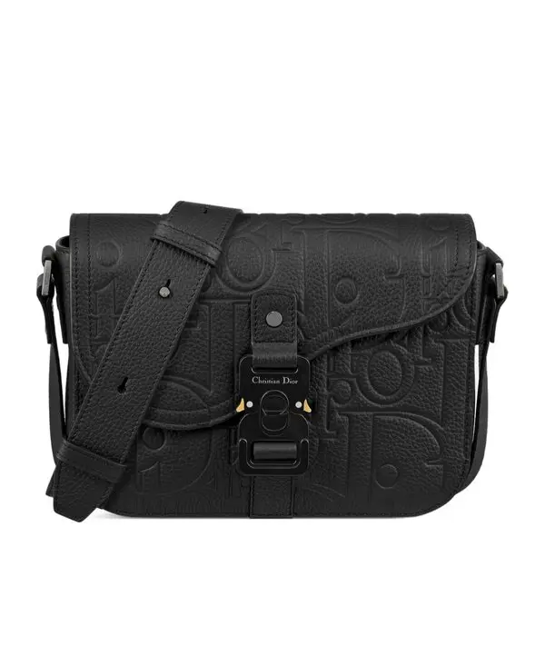 Dior Small Saddle Messenger Bag - Black