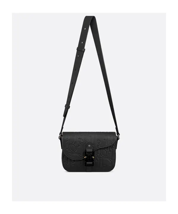 Dior Small Saddle Messenger Bag - Black