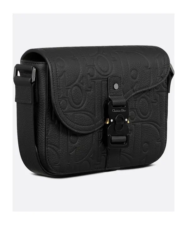 Dior Small Saddle Messenger Bag - Black