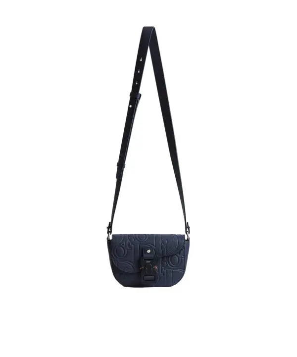 Dior Mini Saddle Messenger Bag - Black