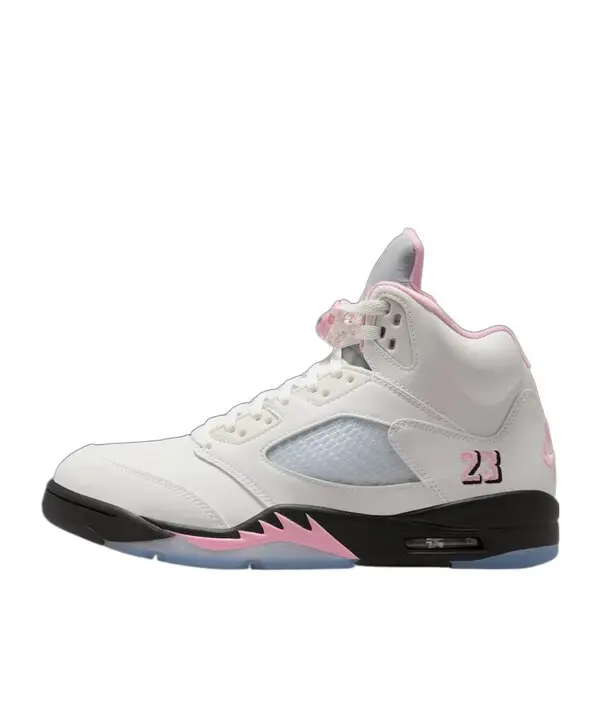 Nike Jordan 5 Retro High Top Lace-up Sneakers