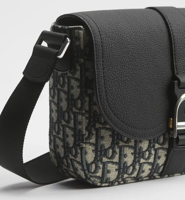 Dior Saddle Heritage Messenger Bag - Black