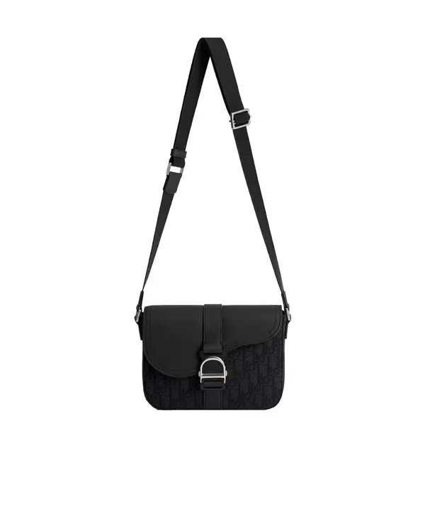 Dior Saddle Heritage Messenger Bag - Black