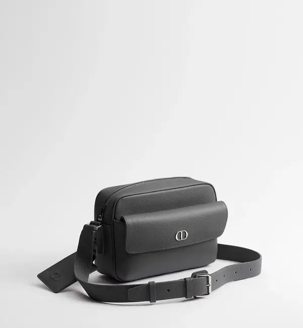 Dior Cd Icon Zipped Messenger Bag