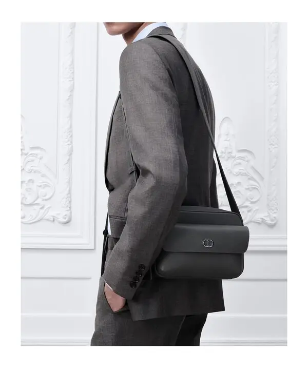 Dior Cd Icon Zipped Messenger Bag