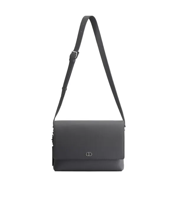 Dior Cd Icon Messenger Bag - Black