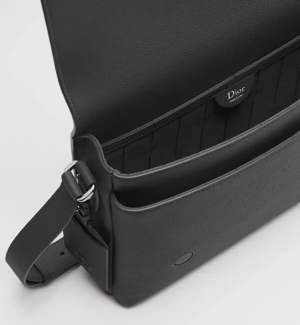 Dior Cd Icon Messenger Bag - Black