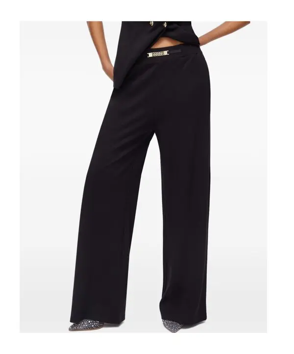 Liu Jo Wide-leg Trousers With Chain Detail