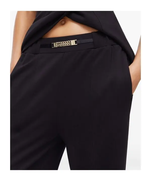 Liu Jo Wide-leg Trousers With Chain Detail