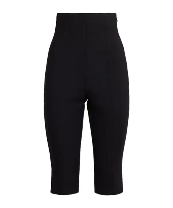 Jacquemus Le Pantalon Capri Cotton Blend Trousers - Black