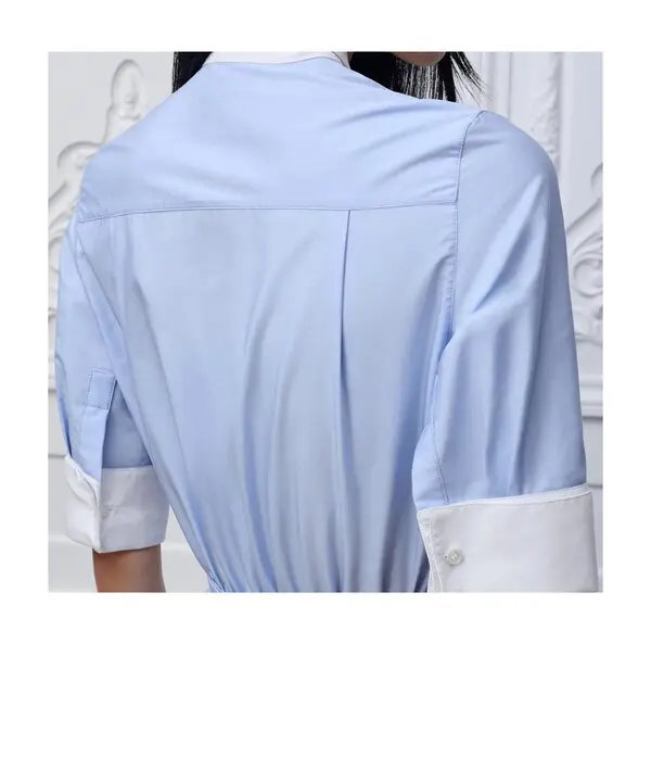Dior Mid-length Shirtdress With Plastron Detail