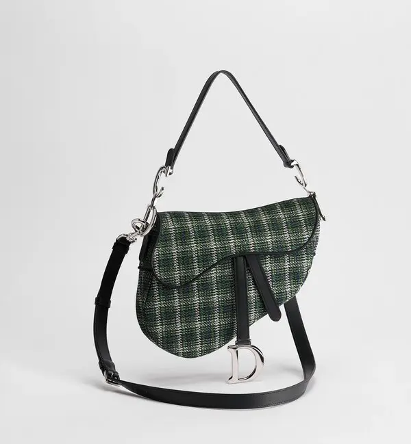 Dior Saddle Bag With Strap - Green