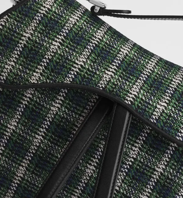 Dior Saddle Bag With Strap - Green