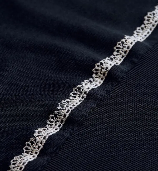 Dior Sweater Vest With Bow Neckline And Monogram Detail