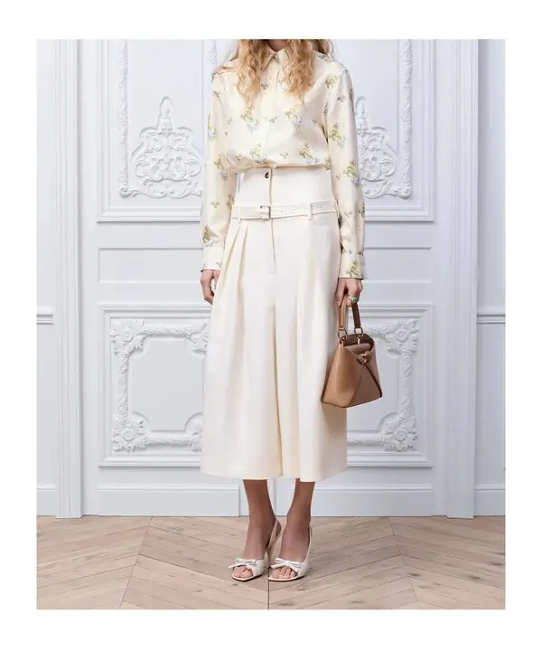Dior Belted Cropped Pants