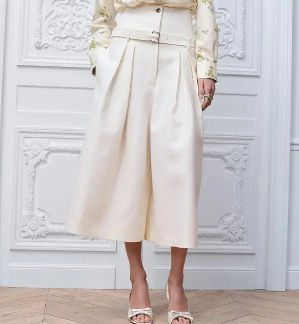 Dior Belted Cropped Pants