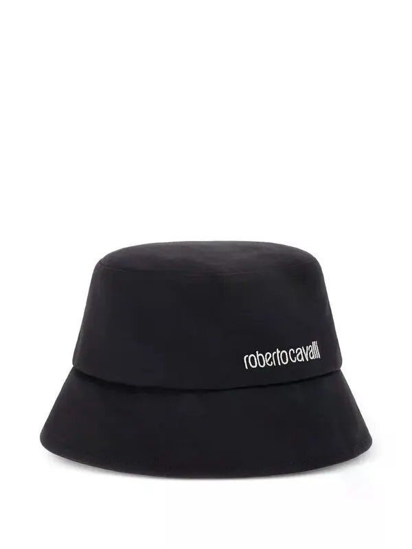 Roberto Cavalli Logo Embroidered Bucket Hat
