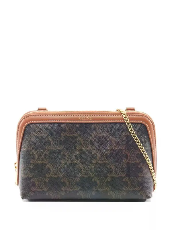 Celine Triomphe Chain Clutch Bag