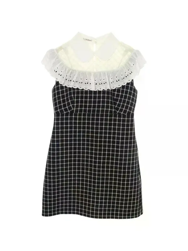Miu Miu Lace Check Dress