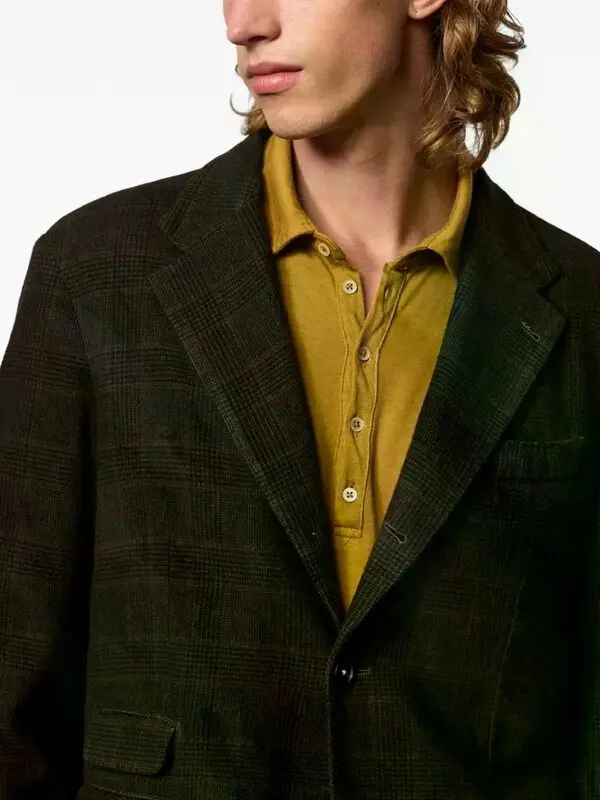 Massimo Alba Prince Of Wales Virgin Wool Jacket