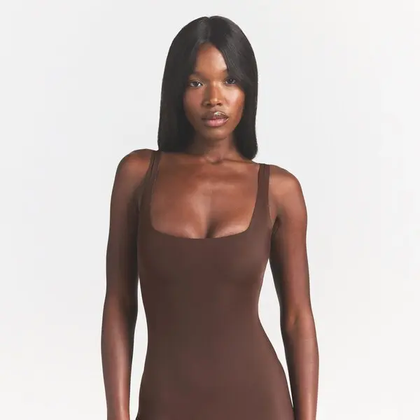 SKIMS Mid Thigh Bodysuit - Cocoa