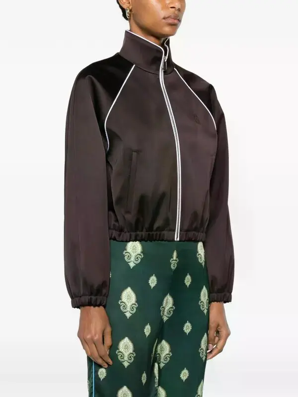Sandro Piped Cropped Jacket
