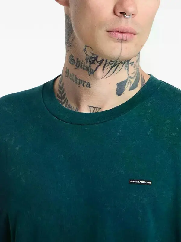 Under Armour Logo-patch Washed T-shirt