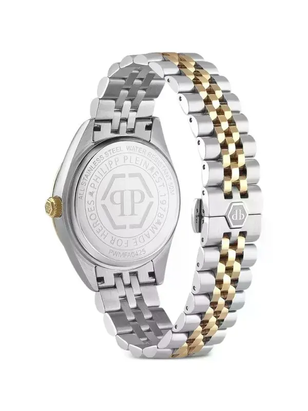 Philipp Plein Date Superlative 41mm Watch - Silver