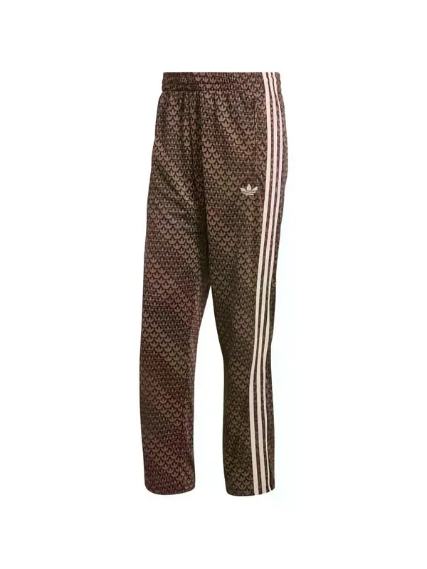 Adidas Firebird Monogram Track Pants - Brown