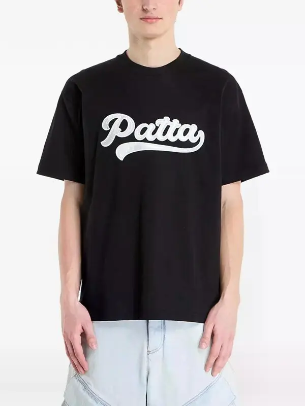 PATTA Logo-patch T-shirt - Black