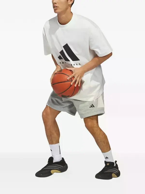 Adidas Logo Print Cotton T-shirt