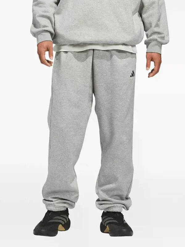 Adidas Logo Print Basketball Track Pants