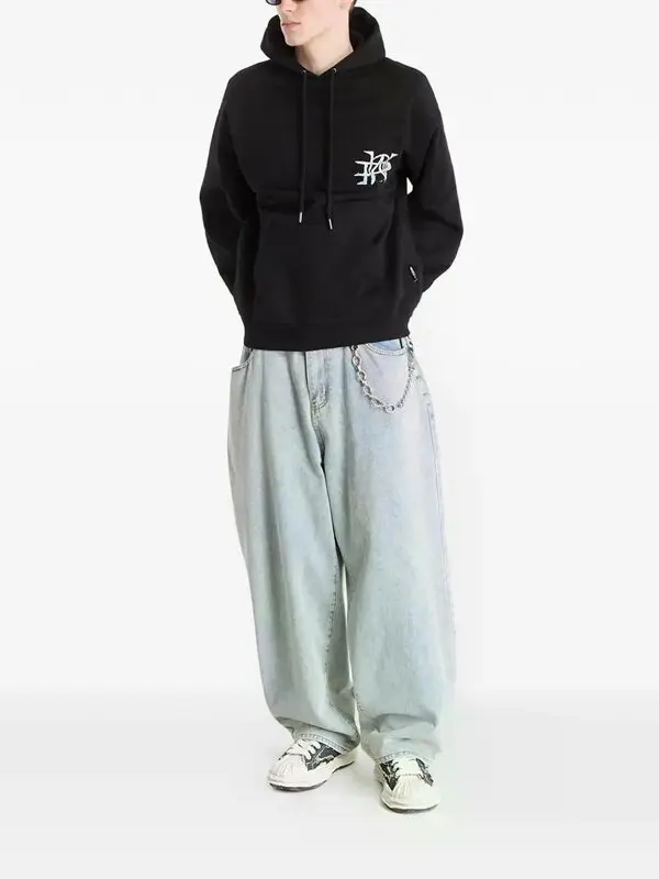 WASTED Logo Print Hoodie