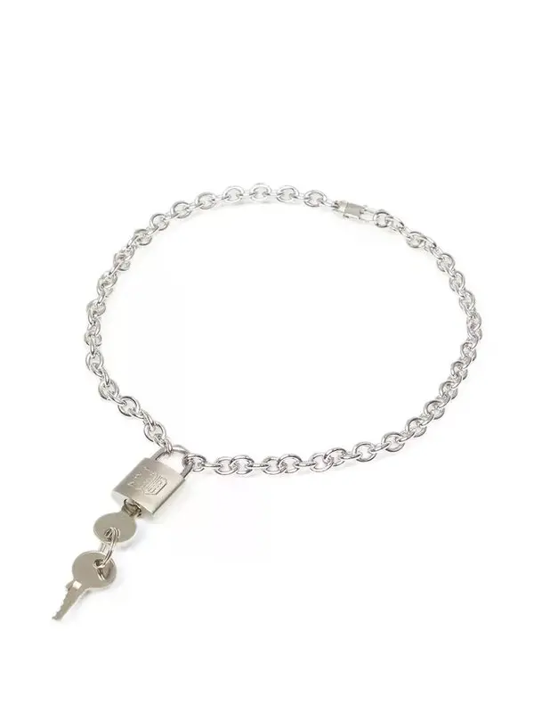 WASTED Nevermind Padlock Necklace - Silver