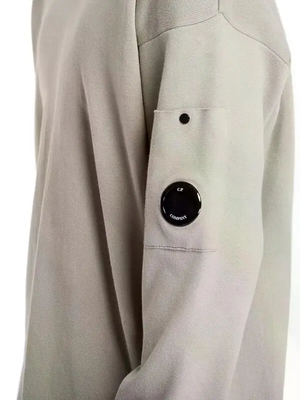 C.P. COMPANY Crew-neck Sweater With Lens Detail