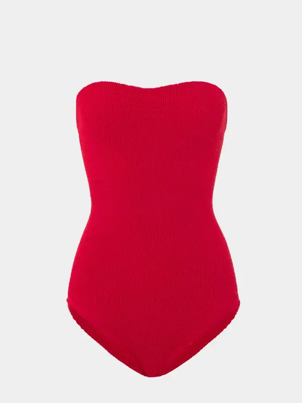 Hunza G Brooke Coverage Swimsuit - Red
