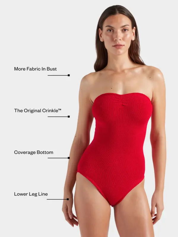 Hunza G Brooke Coverage Swimsuit