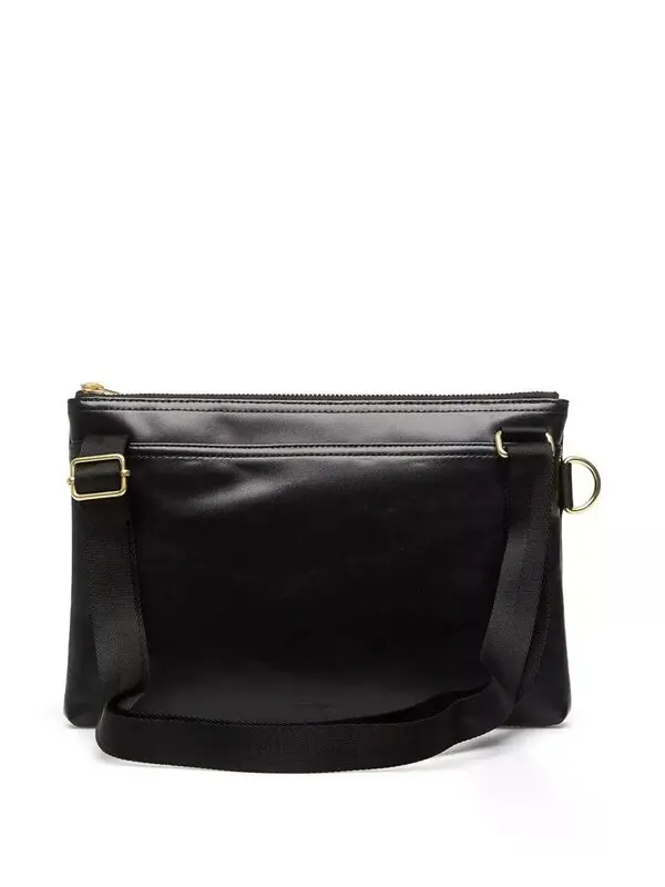 Fred Perry Leather Messenger Bag