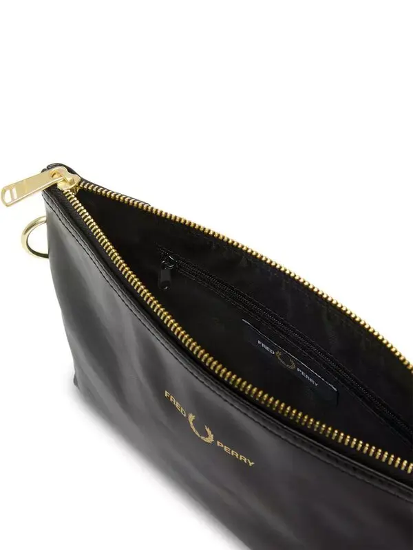 Fred Perry Leather Messenger Bag