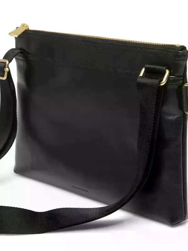 Fred Perry Leather Messenger Bag
