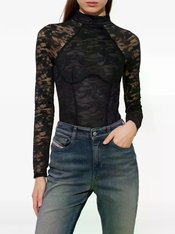 DIESEL® Lace Bodysuit - Black