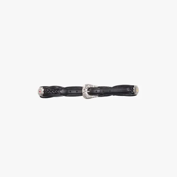 MOTHER The Stone Weaver Belt - Black