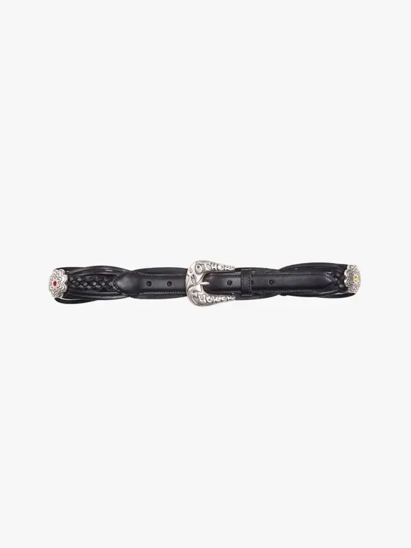 MOTHER The Stone Weaver Belt - Black